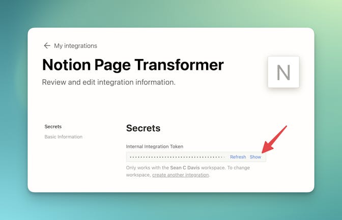Accessing a Notion Database Using the API | Sean C Davis Accessing a Notion Database Using the API | Sean C Davis
